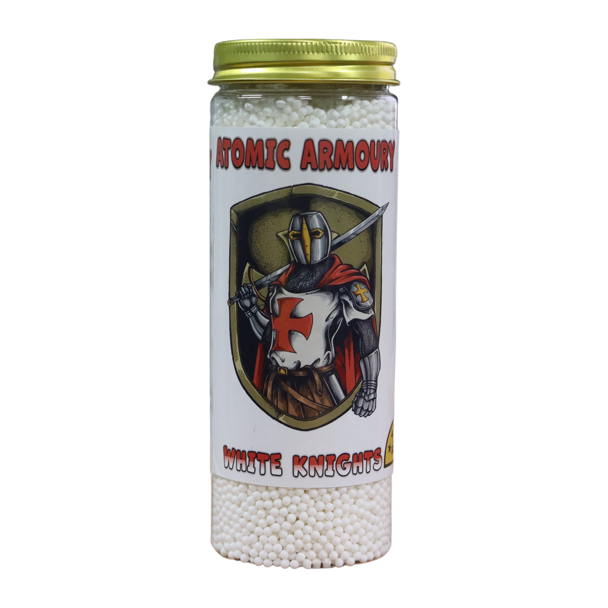 250g White Knight Hardened Milky Gelball Canister Ammo 4.5 STAR⭐ ...