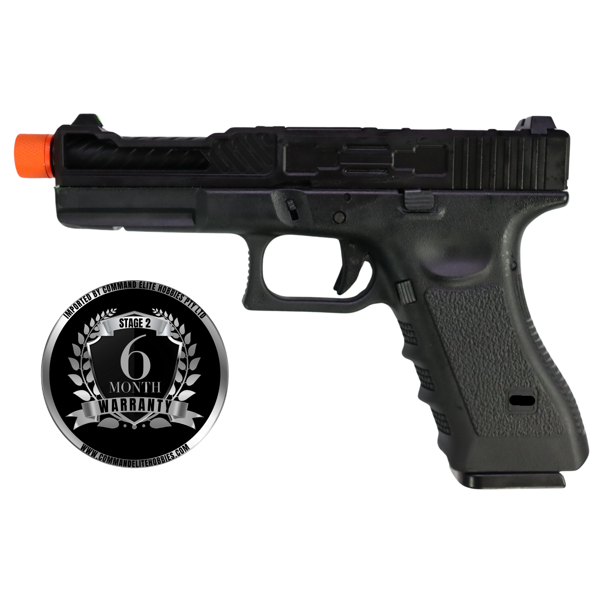 Army Armament R17-3 Stage 2 G Pistol 17 GBB CUSTOM SLIDE Gel Blaster