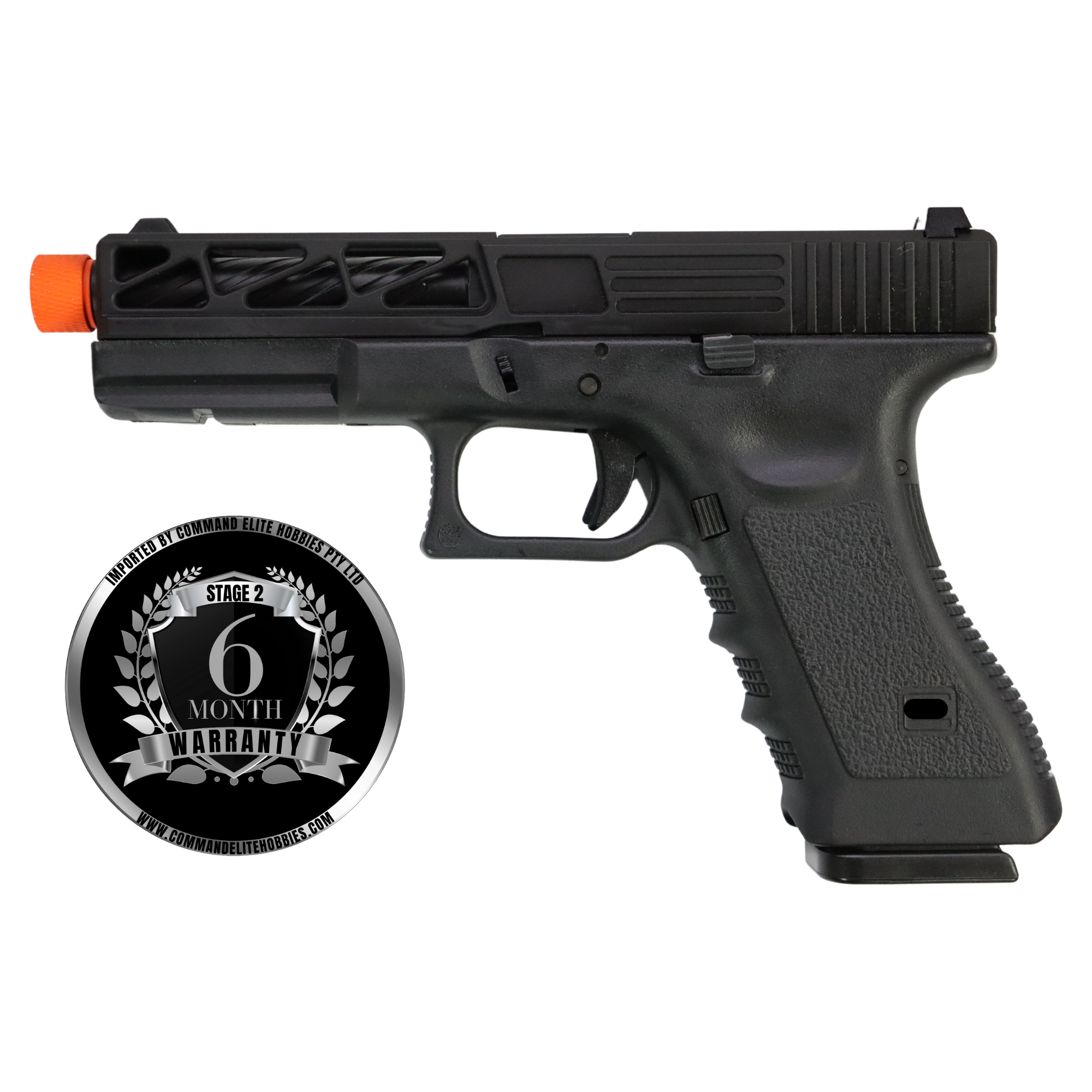 Army Armament R17-2 Stage 2 G Pistol 17 GBB CUSTOM SLIDE Gel Blaster